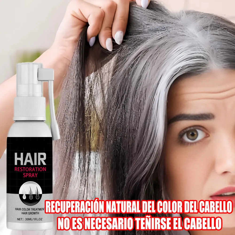 Remove Gray Hair, Restore Natural Hair Color, Suitable For All Hair ...