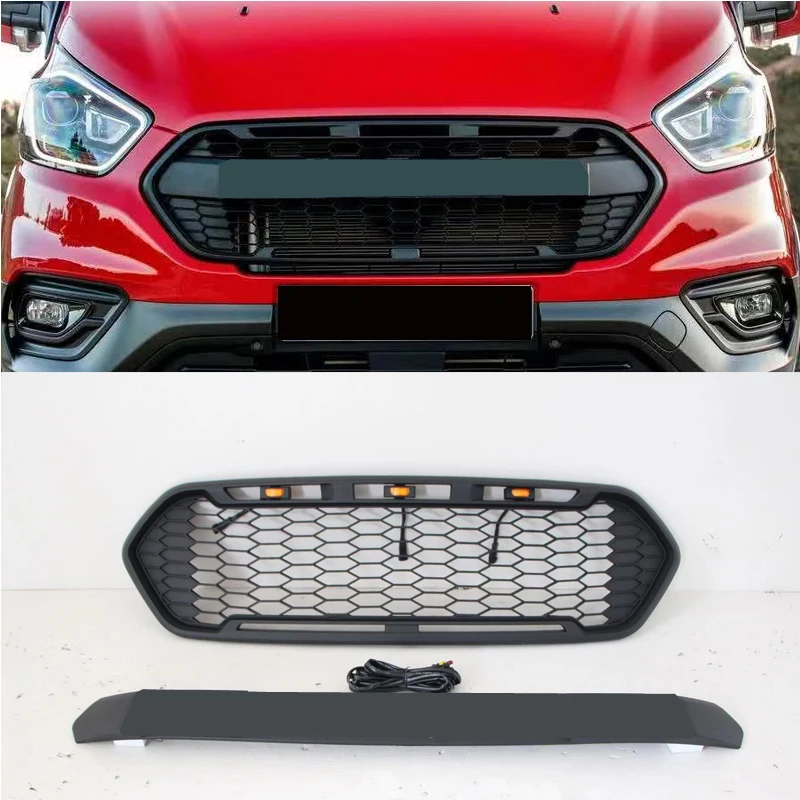 Modified-Raptor-Style-Grills-For-Ford-Transit-Custom-Europe-Version ...