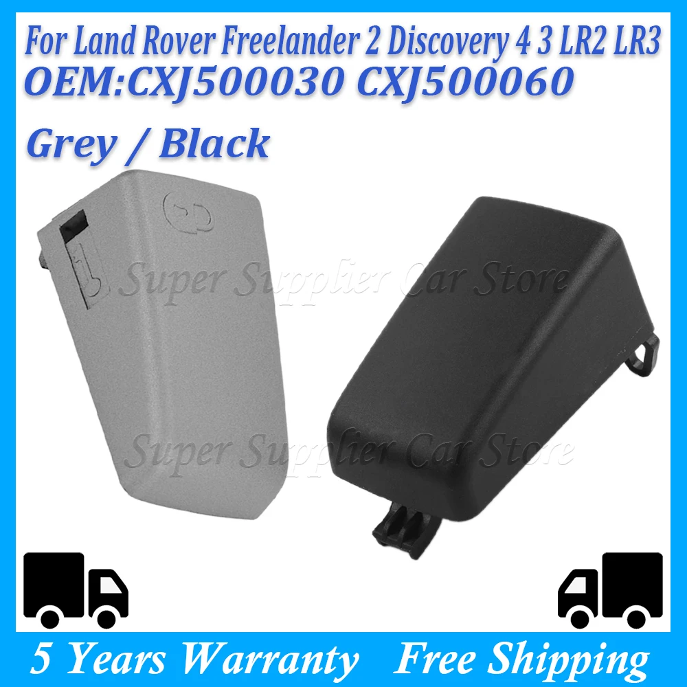 Front-Black-Grey-Door-Handle-Cap-Cover-For-Land-Rover-Freelander-2 ...