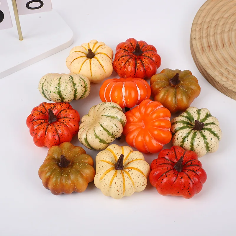 Mini-Foam-Artificial-Pumpkin-Fake-Simulation-Vegetable-Props-Autumn ...
