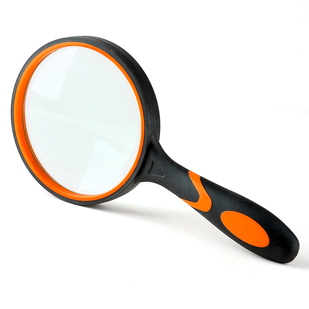 Portable Handheld Magnifying Glass 10X, 100mm Large Loupe Magnifier ...