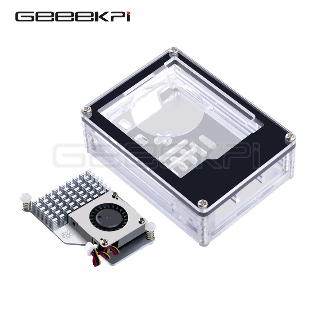 GeeekPi-Raspberry-Pi-5-Acrylic-Case-with-Raspberry-Pi-5-official ...