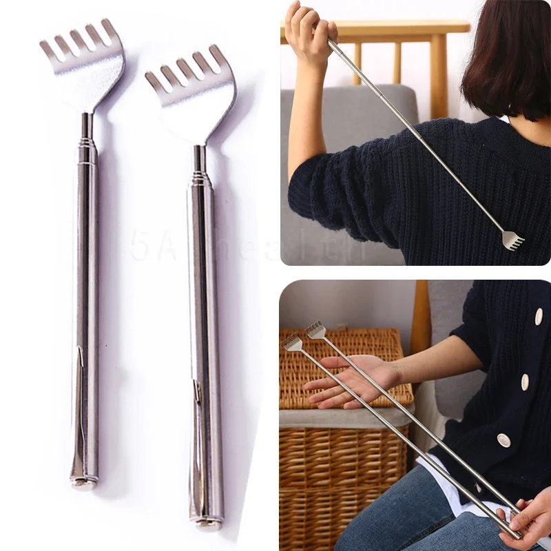 Stainless-Steel-Claw-Back-scraper-Telescopic-Retractable-Scratcher ...