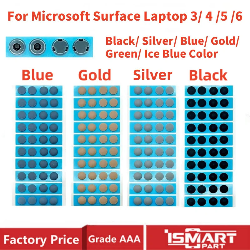 4PCS/ Set For Microsoft Surface Laptop 3 4 5 6 Bottom Case Rubber Feet ...