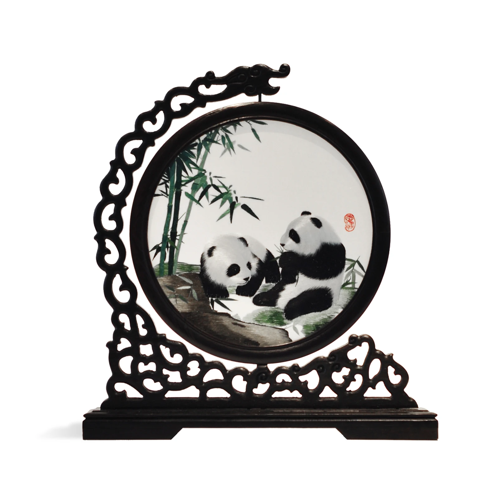 EG-Fasion-decorations-dragon-panda-Shu-embroidery-hand-embroidered ...