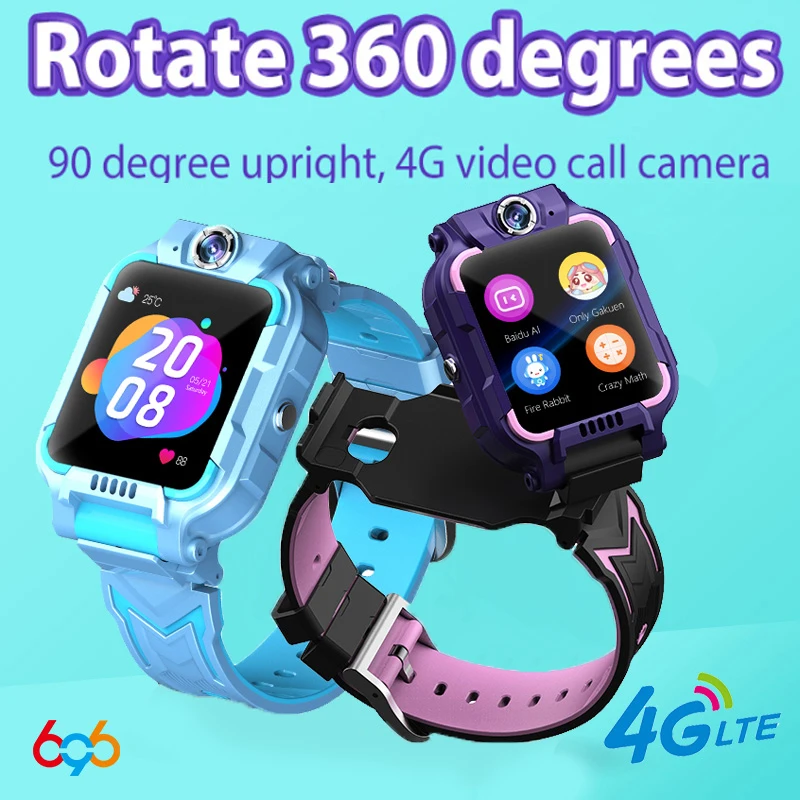Children Smart Watches 4G Kids GPS Position Safety Wristband Dual ...