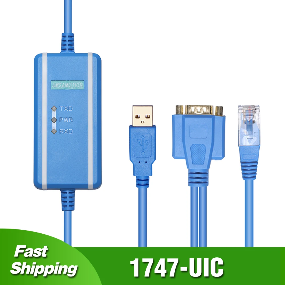 1747-UIC-USB-DH485-RS232-RS485-For-Allen-Bradley-Micrologix-1000-SLC501 ...