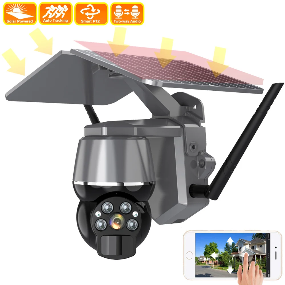 Home Wifi Video Surveillance Solar Panels | Solar Outdoor Wifi Security ...