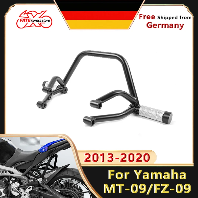 For Yamaha MT FZ 09 MT09 MT-09 FZ-09 Crash Bar Rear Footrest Support ...