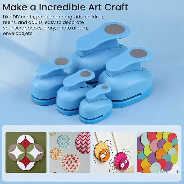 Circle Paper Punch, 5 Db Kör Punches Crafts, Különböző Méretű Körhyuk ...