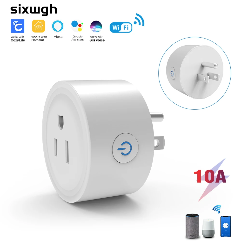 SIXWGH-Homekit-Socket-16A-US-Plug-Adapter-Smart-Home-Automation-App ...