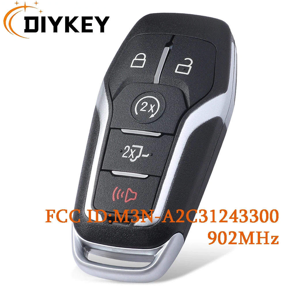 DIYKEY M3N-A2C31243300 902MHz Smart Remote Key Fob for Ford F-150 F-250 ...