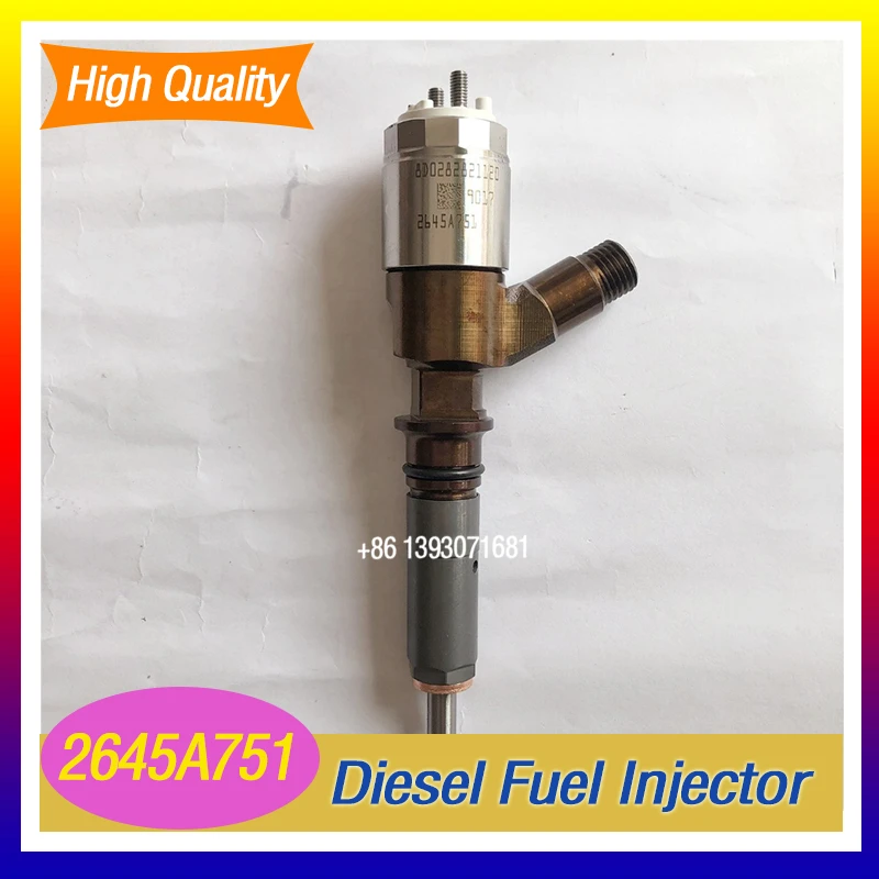 C6.6 Fuel Injector 2645A751 Excavator Engine Common Rail Injector ...