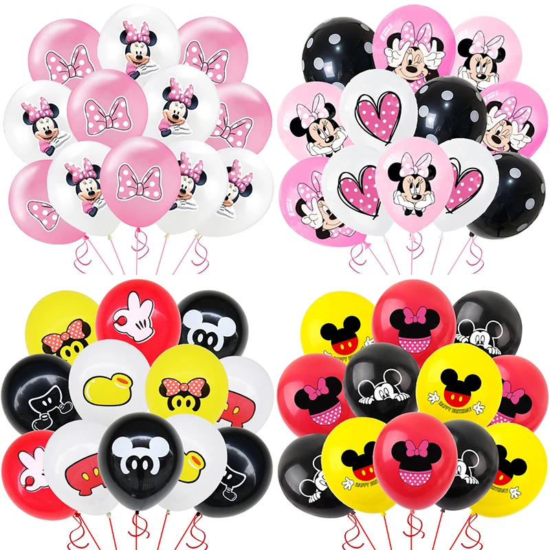 12inch-Minnie-Mouse-Balloons-Set-Birthday-Party-Decoration-Mickey-Mouse ...