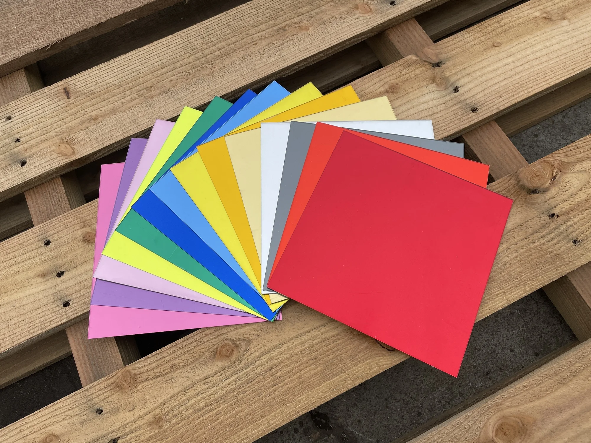 Foglio-di-specchio-acrilico-colorato-quadrato-innocuo-per ...