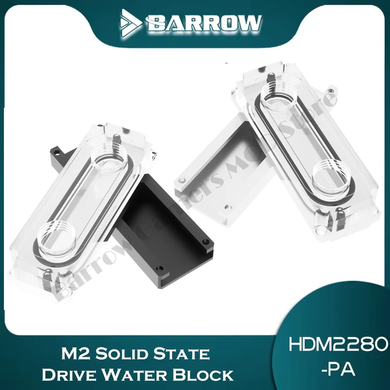 Barrow M2 SSD Water Block Double Sided Auxiliary Cooling 2280 22110PCIE ...