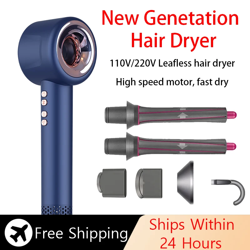 Professional-Leafless-Hair-Dryer-110V-240V-Negative-Ionic-Hair-Dryer ...