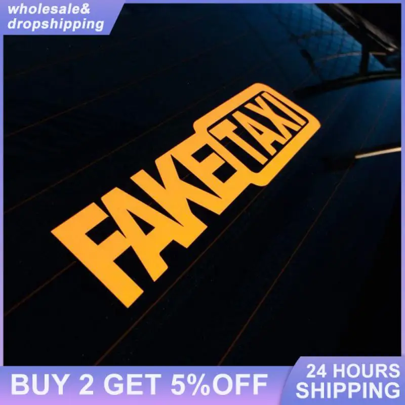 Faketaxi-Decal-Emblem-Fake-Taxi-Car-Sticker-Durable-Waterproof-Self ...