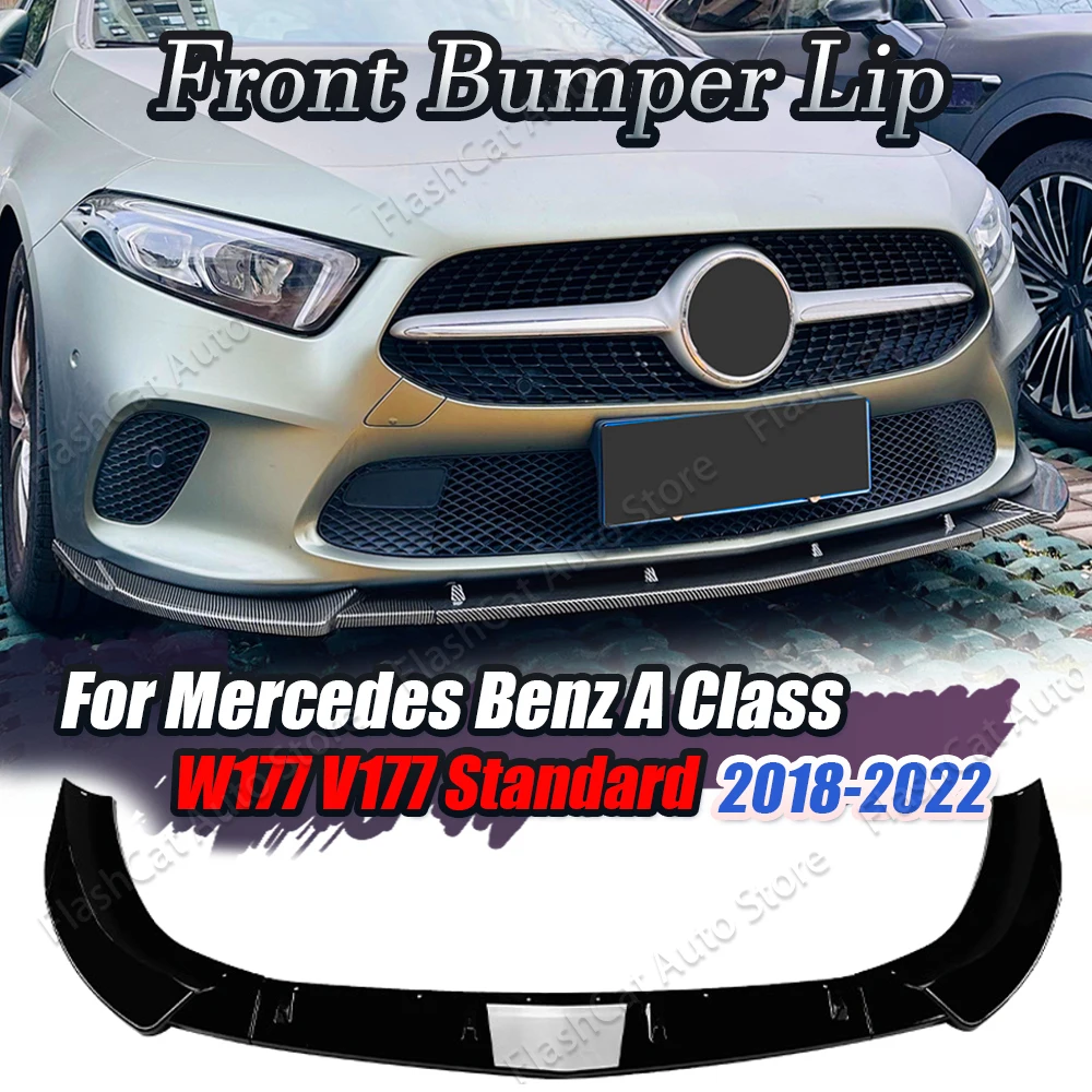 Splitter-Diffuser-Guard-For-Mercedes-Benz-A-Class-W177-V177-Pre-LCI-Car ...