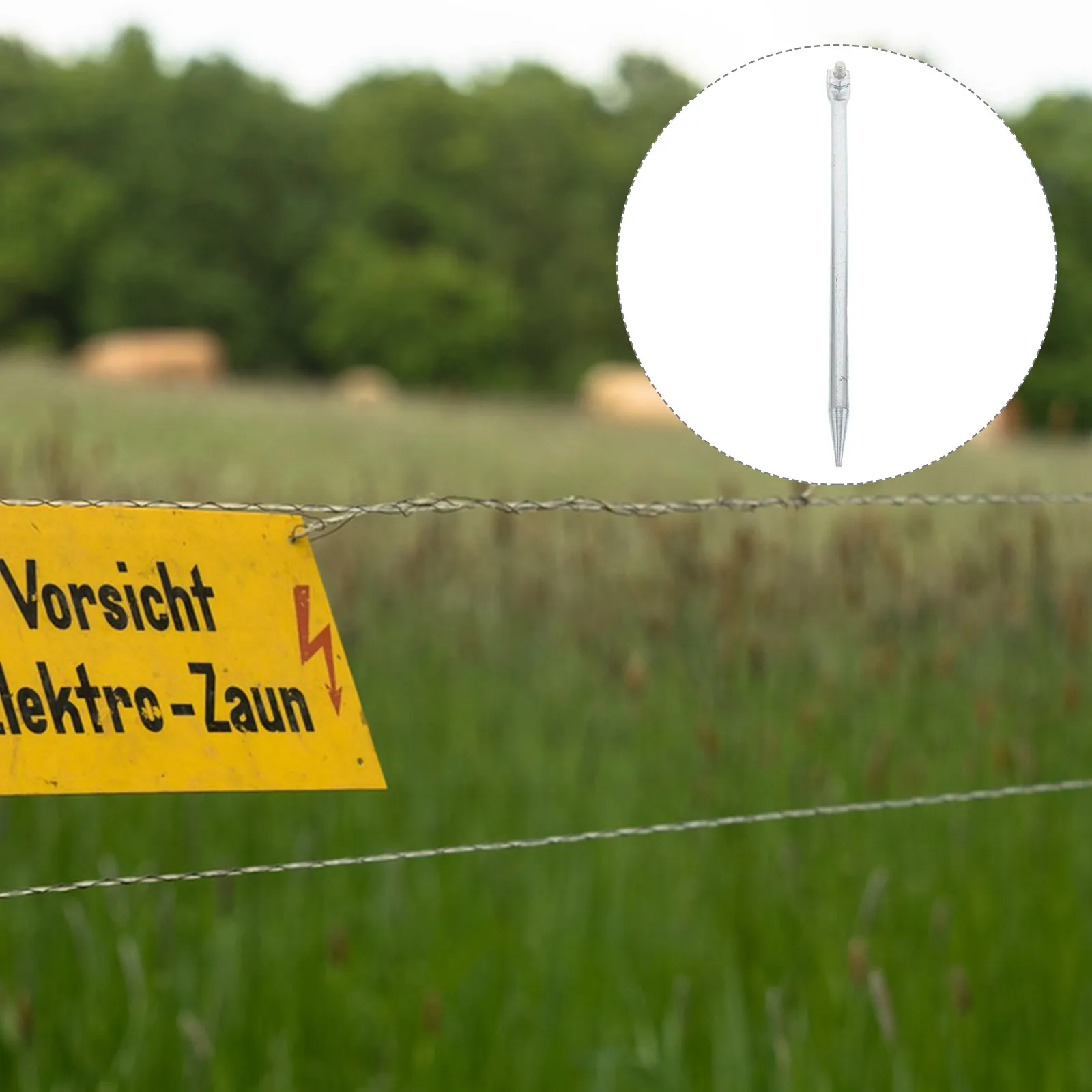 Brass Grounding Rod Galvanized Coating 12mmx300mm Electric Fence ...