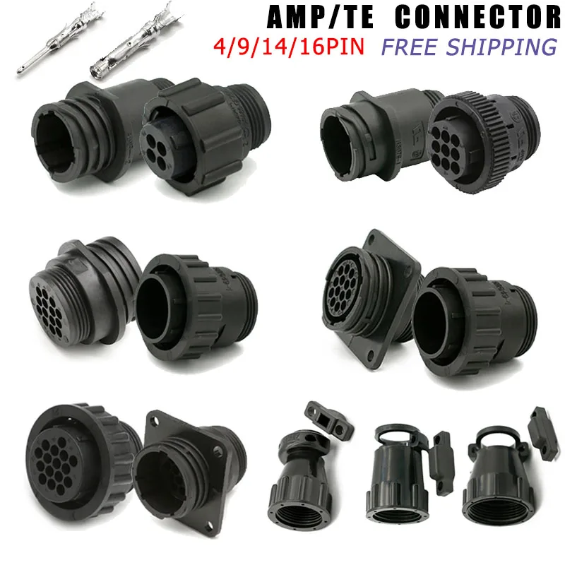 1-5-20sets-4-9-14-16Pin-AMP-TE-Type-Auto-Sensor-Plug-Connector-For ...