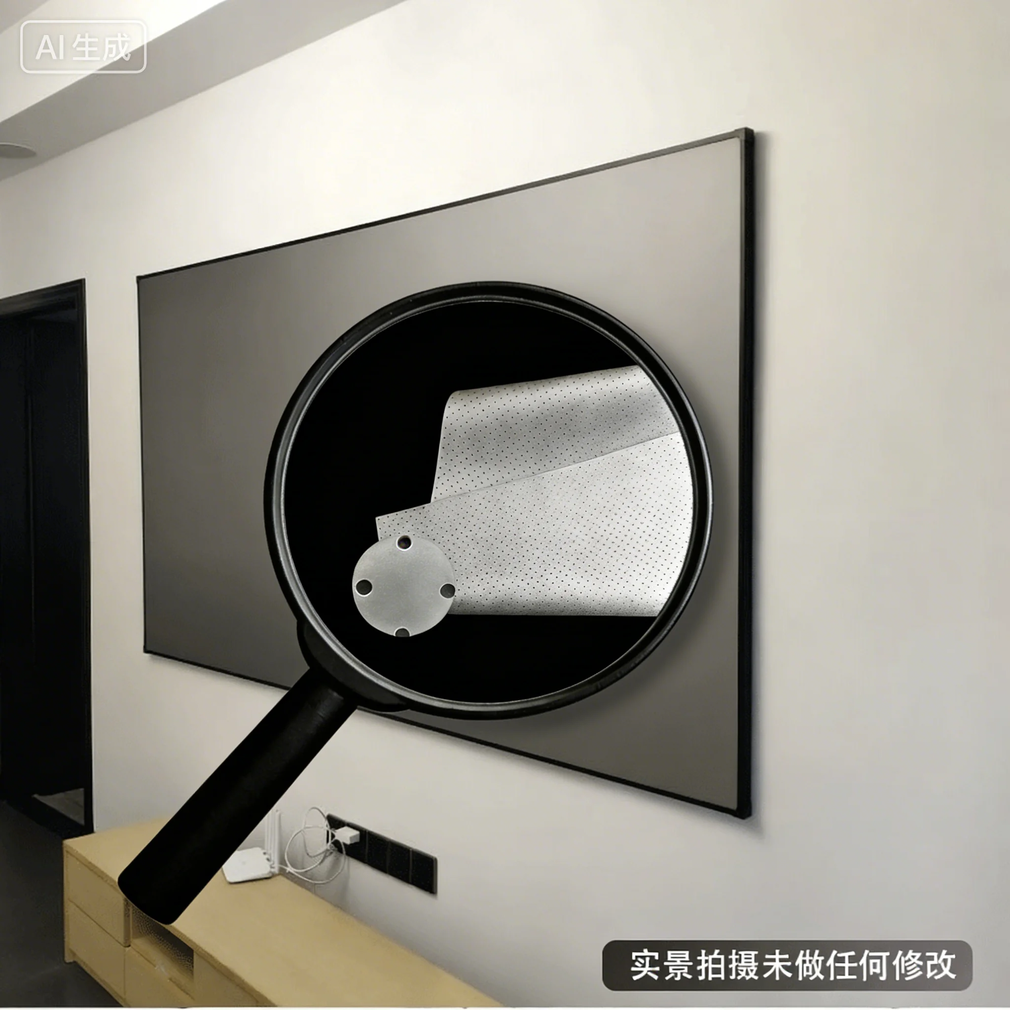 150 Inch 16:9 CAAVITS 1cm Fixed Frame Screen 4K HD Projection Screen ...