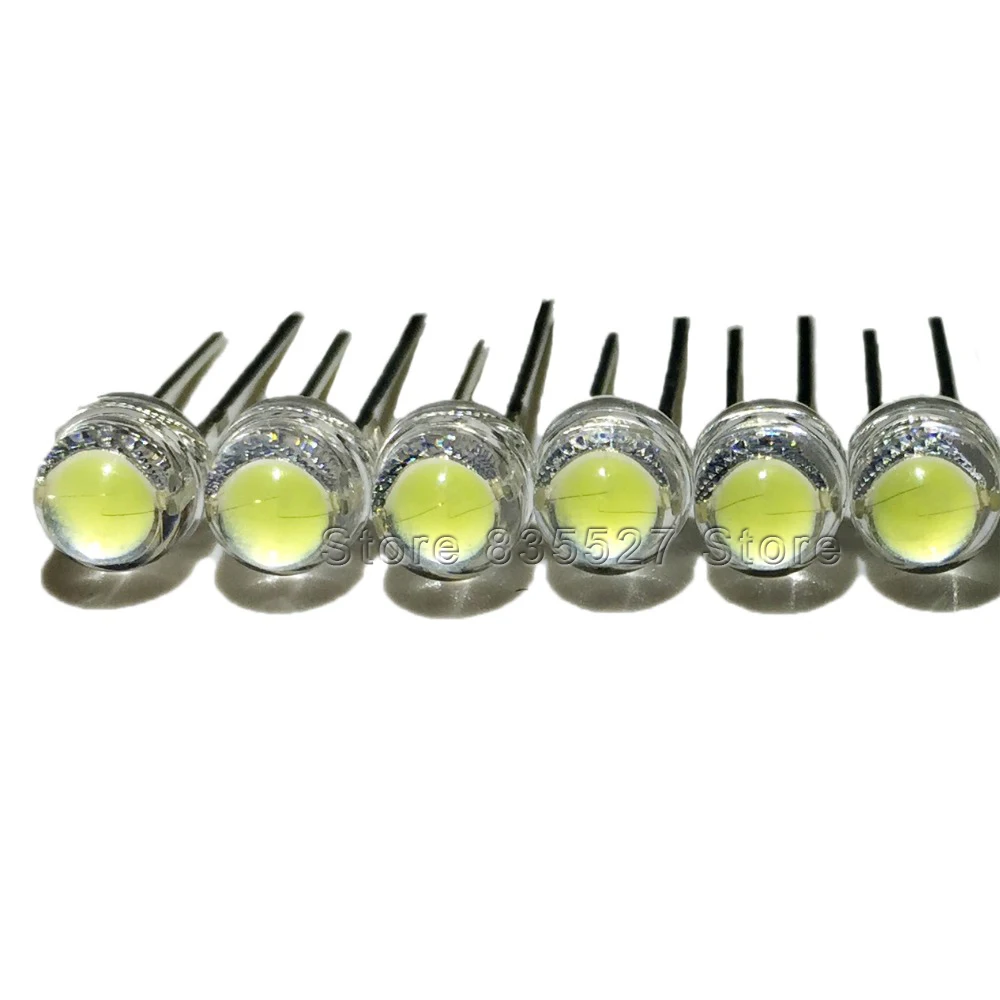 100 Pezzi LED Grandangolo SBTRKT 100 PZ 5 MM Cappello Di Paglia Diodo ...