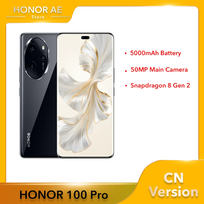 HONOR-100-Pro-5G-100W-Fast-Charging-Snapdragon-8-Gen-2-5000-mAh-Battery ...