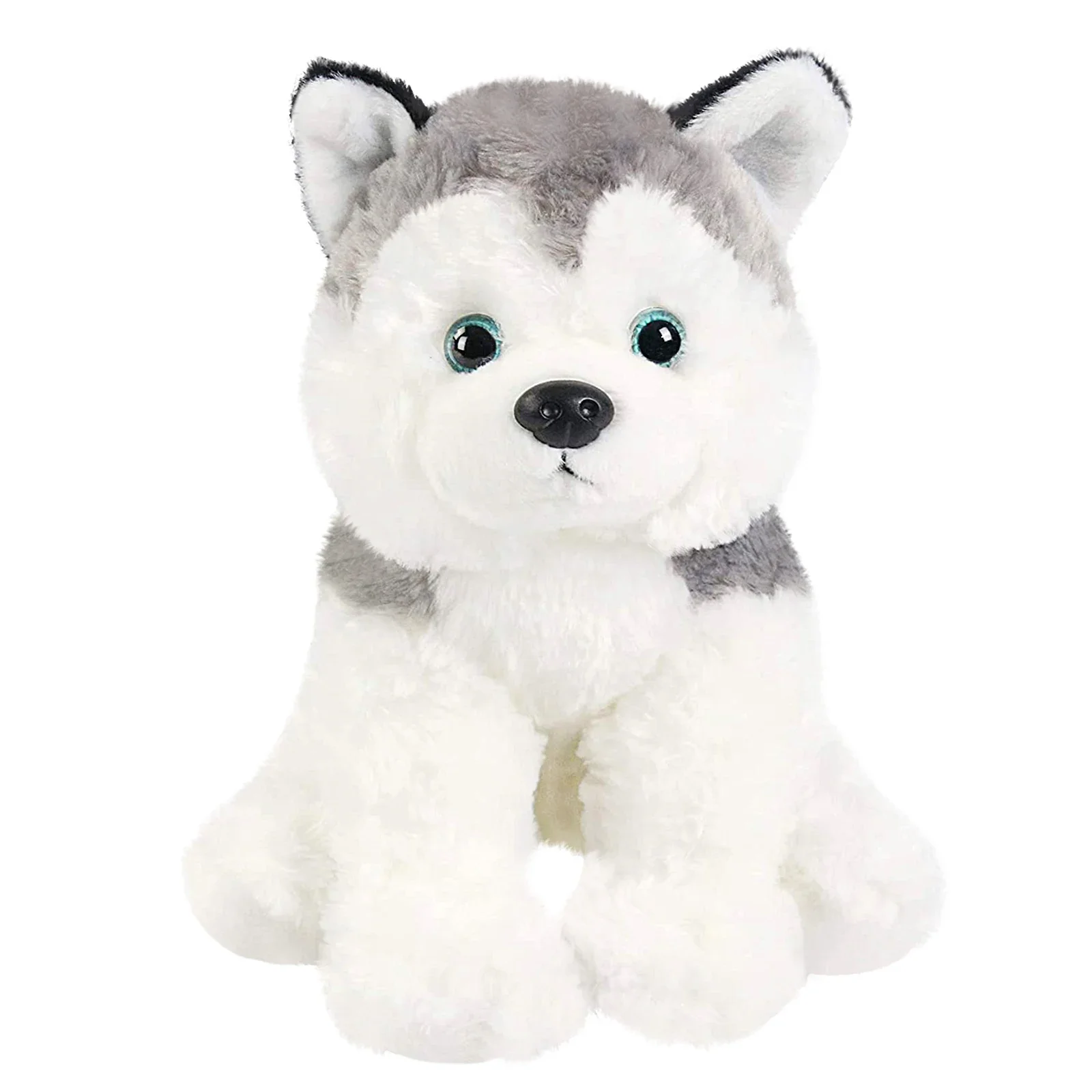 30cm Husky Dog Doll White Plush Toys Cute Soft Throw Pillows PP Cotton ...