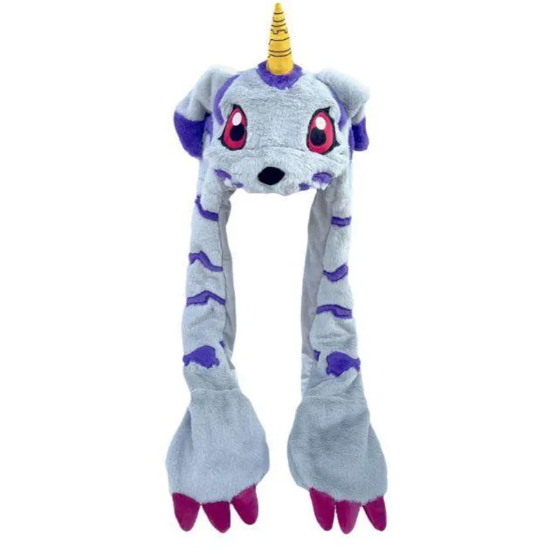 Original-Japan-Digimon-Adventure-Kawaii-Gabumon-Plushie-Cap-Hat-Pinch ...