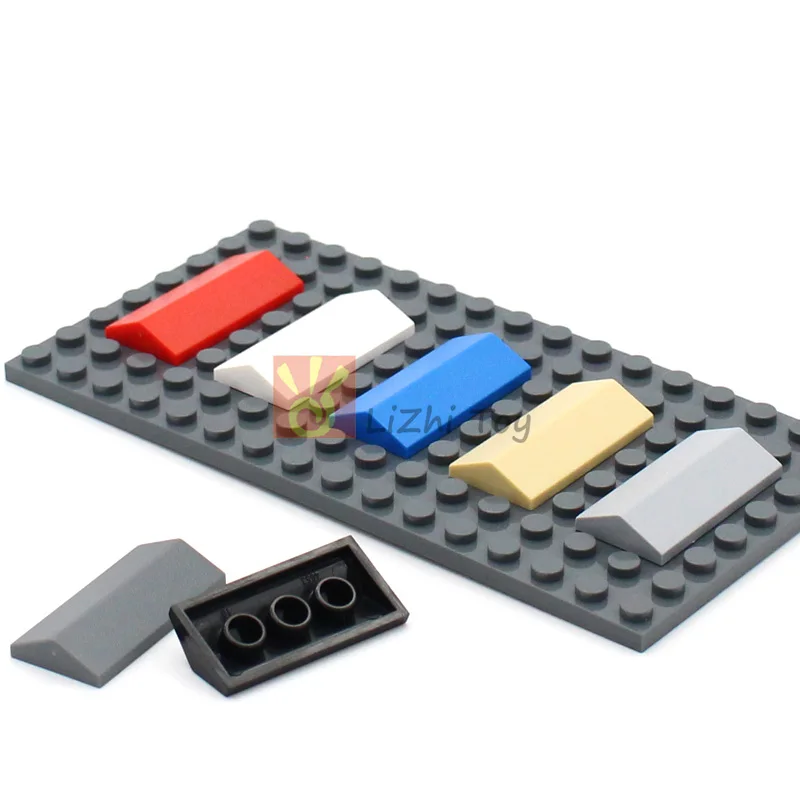 50pcs-MOC-Bricks-Slope-33-2x4-Double-Assembles-Building-Blocks-Roof-Top ...