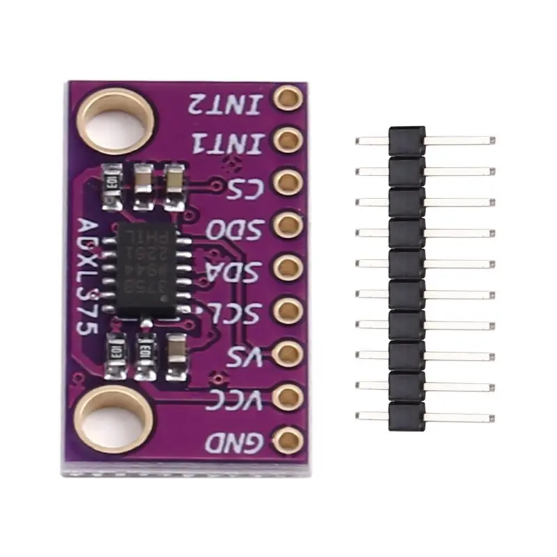 T43C-ADXL375 High-G 3-Axis Accelerometer Breakout,±200G Measurement,I2C ...
