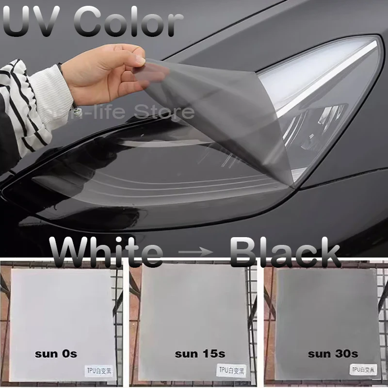 Intelligent-UV-Color-Black-Change-TPU-PPF-Photochromic-Headlight-Film-For-Any-Car-Lamp-Decor ...