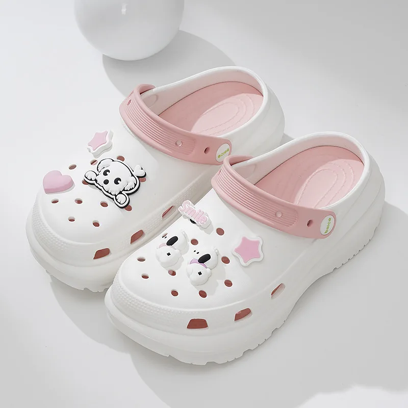 Women-s-Cartoon-Cute-Clogs-Summer-Outdoor-Slippers-Anti-Slip-Thick-Sole ...