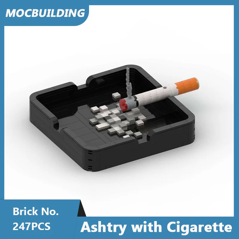 MOC-Building-Blocks-Ashtry-with-Cigarette-Lighter-Model-Classic ...