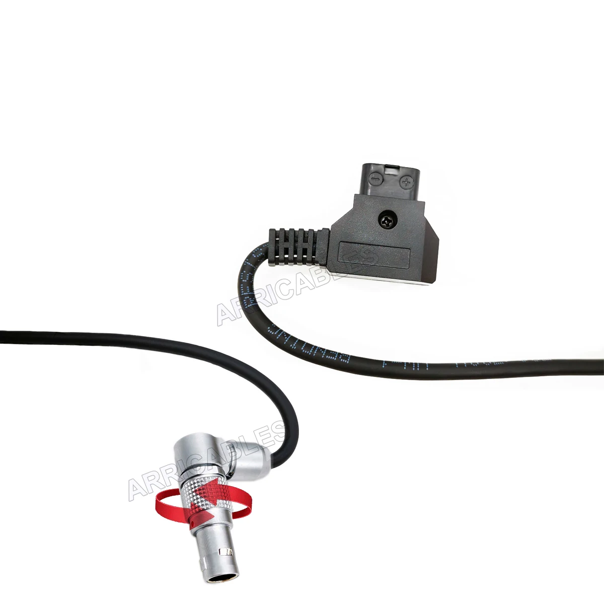 Teradek SmallHD ARRI RED Flexible Power Cable D-tap to Rotatable 0B 2 ...