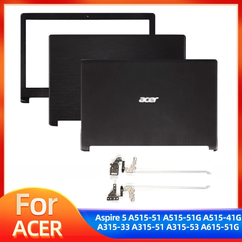 New Laptop Lcd Back Cover/bezel/hinges For Acer Aspire 5 A515-51 A515 ...