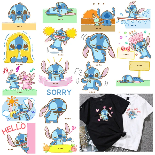 Autocollants Dessin Animé Disney Lilo Et Stitch UV DTF,, 59% OFF