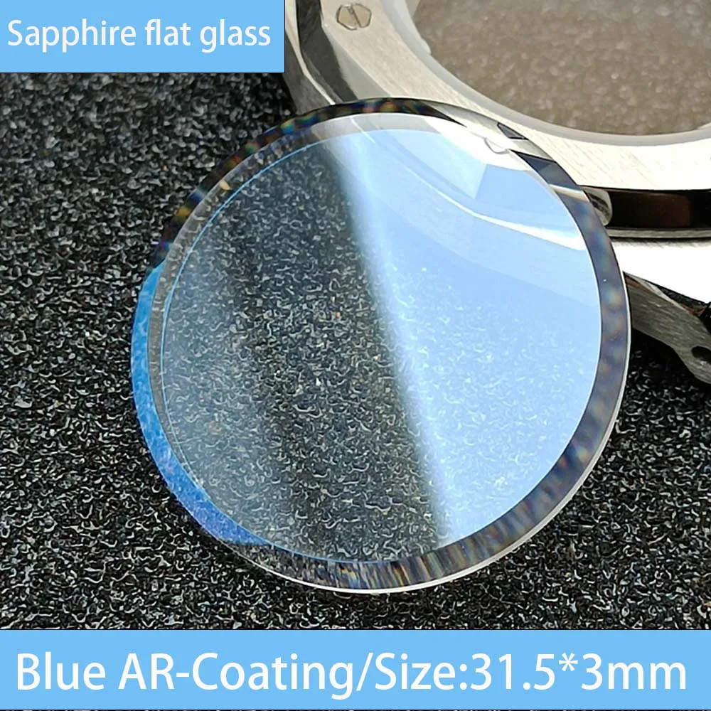 Watch-tools-31-5x3mm-Flat-Sapphire-Crystal-Watch-Glass-Big-Chamfer-For ...