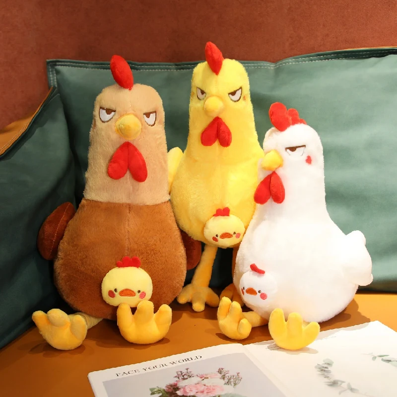 45-55-65CM-Huggable-Chicken-Plush-Toy-Cute-Chick-Soft-Pillow-Stuffed ...