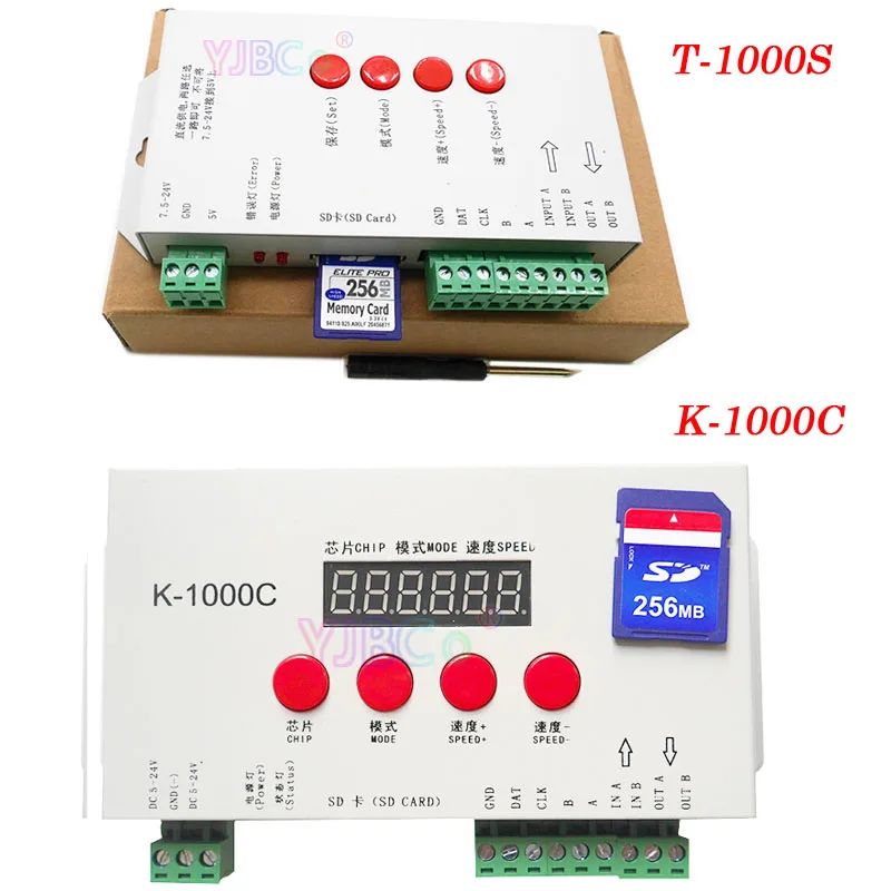 K1000C-T1000S-full-color-LED-Strip-Light-Controller-Program-WS2812B ...
