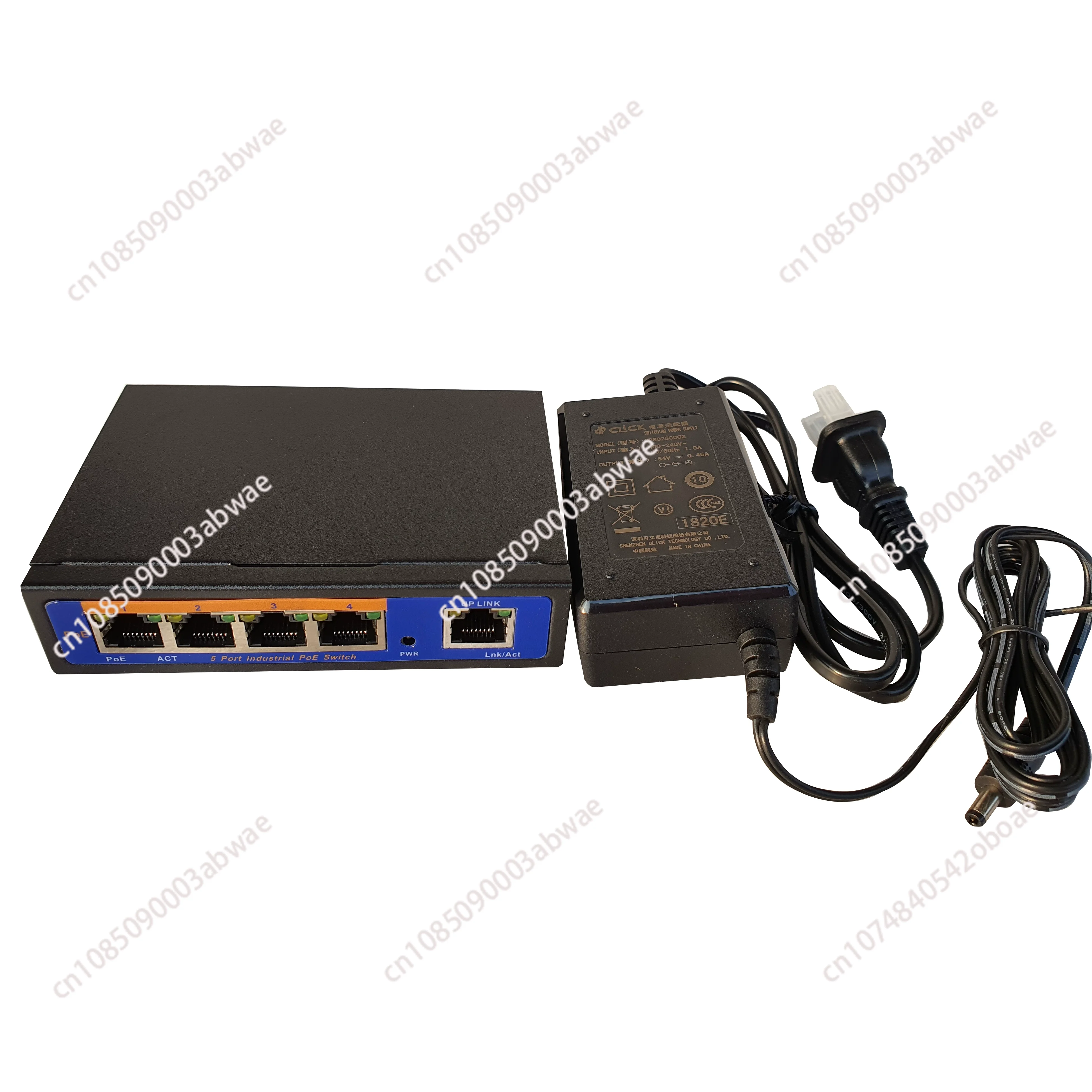 High quality GB 48v 4 port 5 9 8 10 16 24 port 8+2 POE switch ...