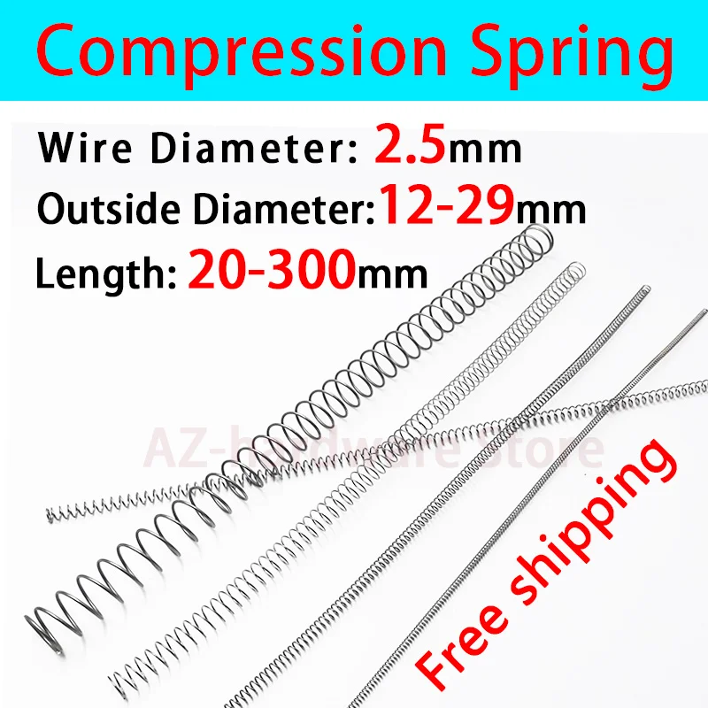 Compression-spring-Return-spring-damping-spring-wire-diameter-2-5mm ...