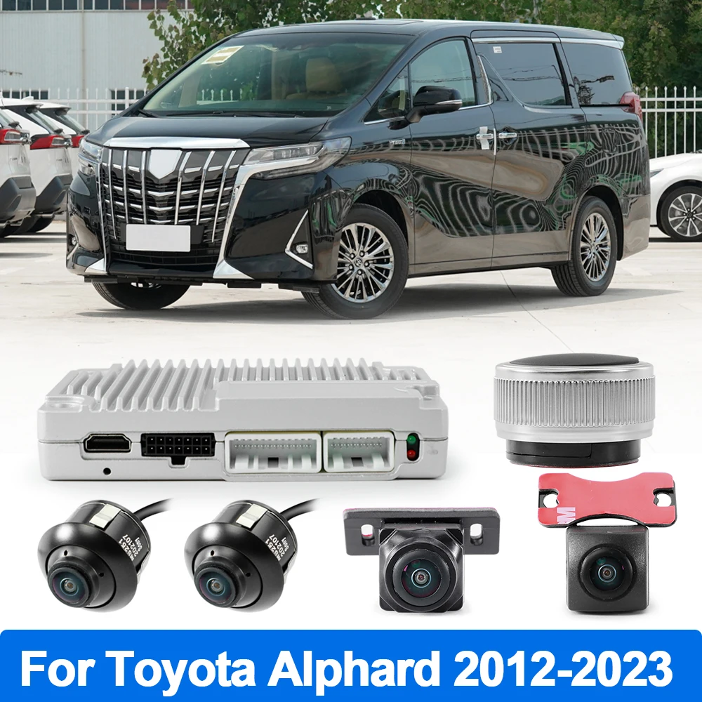 Car Bird Aerial Super 3D Panoramic View System for Toyota Alphard 2012 ...