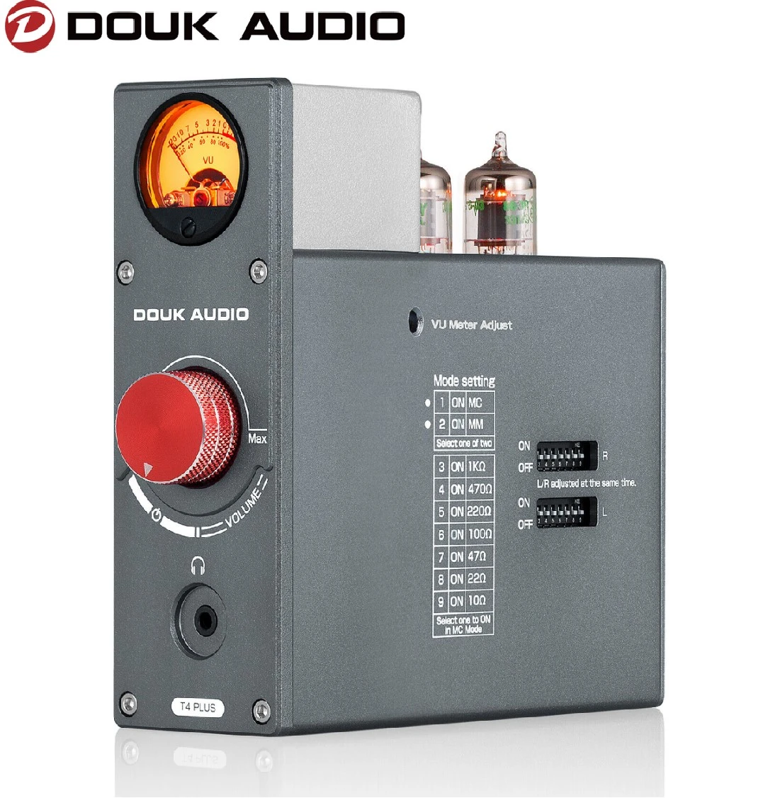 Douk Audio Jan5654 Vacuum Tube Phono Preamp For Mm/mc Turntables Home ...