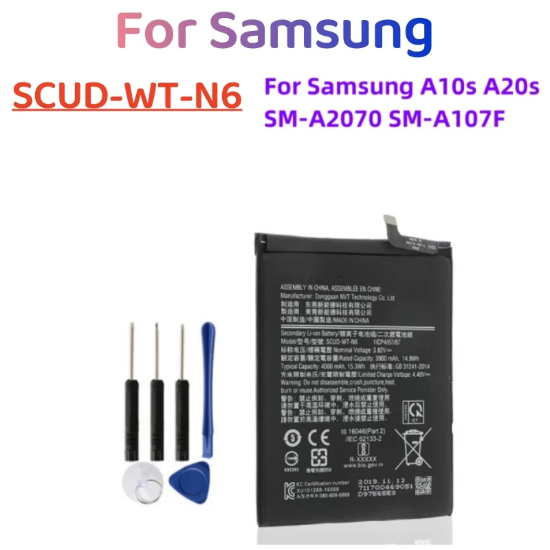 New SCUD-WT-N6 4000mAh Battery For Samsung Galaxy A10S A20S A21 SM ...
