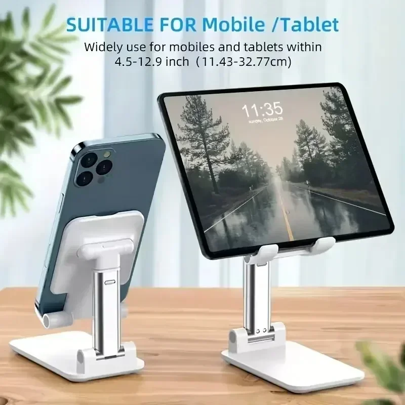 Foldable Mobile Phone Holder Stand Tablet Desk Mount Table Flexible Adjustable Desktop Live Lazy ...