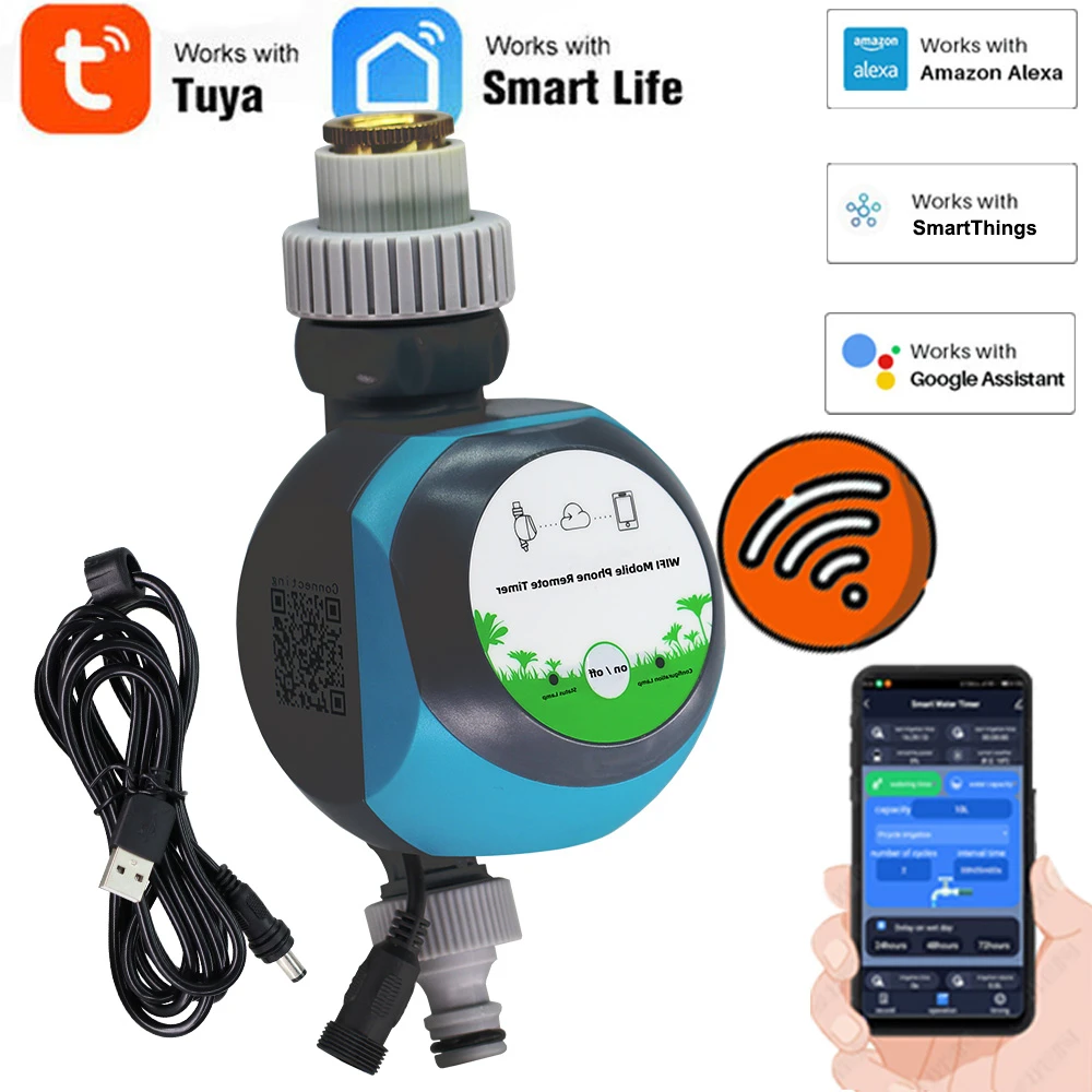 Wifi Automatic Garden Water Timer Mobile Phone Remote Drip/mechanical ...