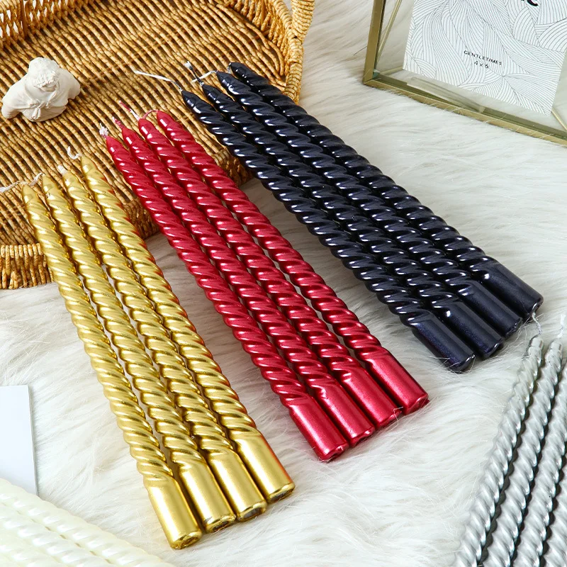 European-Smokeless-Long-Rod-Thread-Candle-Birthday-Party-Festival ...