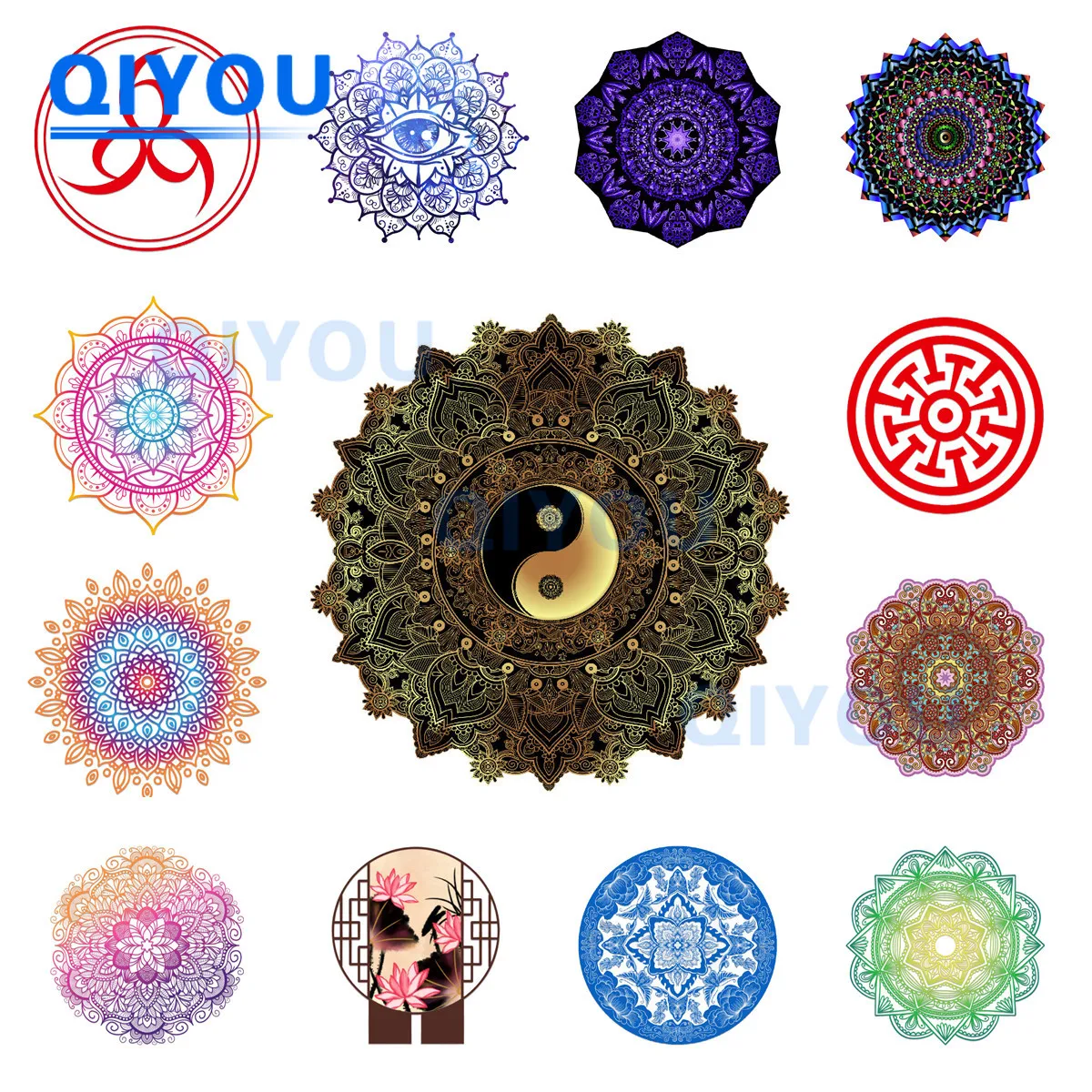 Mandala-Sticker-Buddhism-Car-Body-Decoration-Car-Stickers-Suitable-for ...